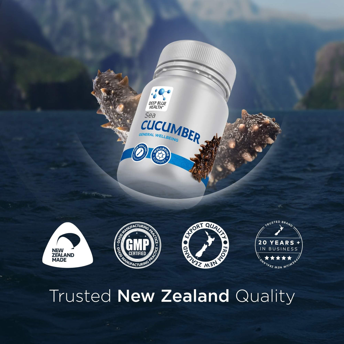 Sea Cucumber | Immune & Joint Support NZ – Deep Blue Health NZ